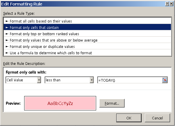 Use Conditional Formatting To Highlight Due Dates In Excel Learn 